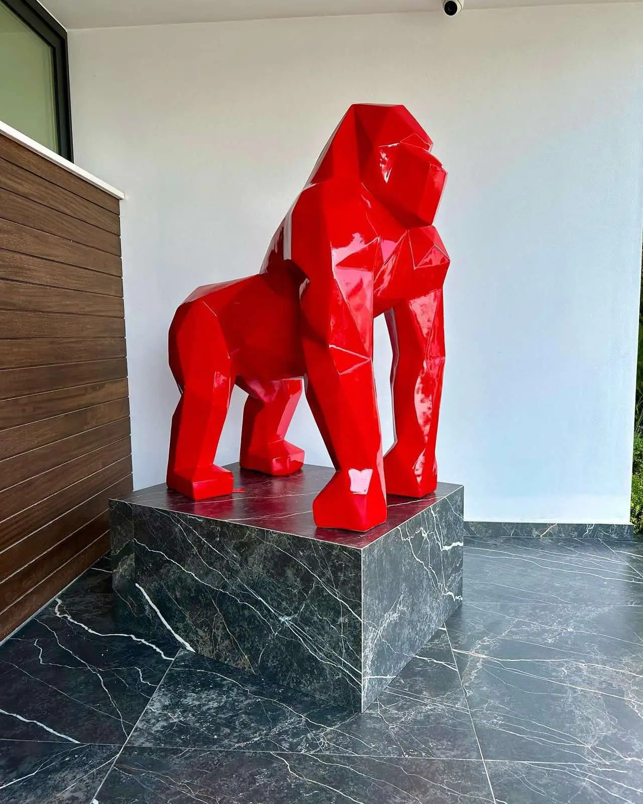 "Outdoor Red Gorilla" - Vasiliou Art & Frames