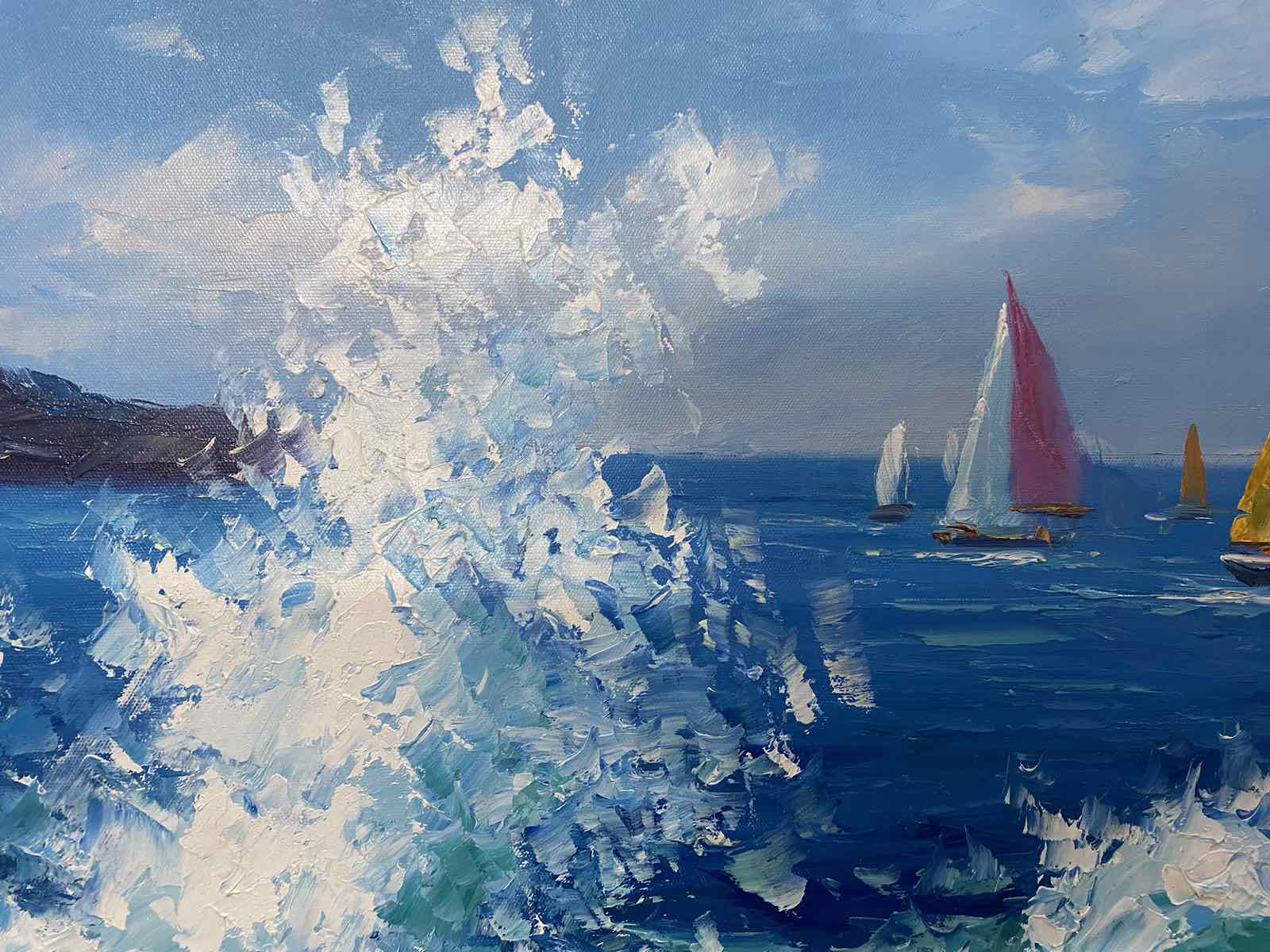 Magical sea boats - Vasiliou Art & Frames